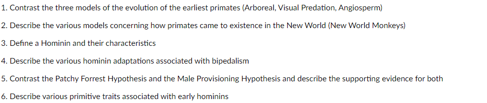1. Contrast the three models of the evolution of the | Chegg.com