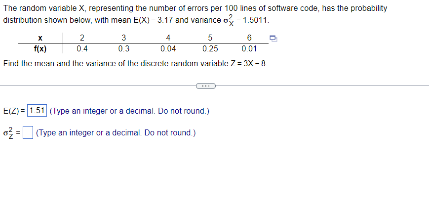 Solved The random variable X, representing the number of | Chegg.com