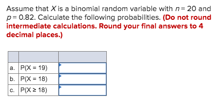 Solved Assume that X is a binomial random variable with n=20 | Chegg.com