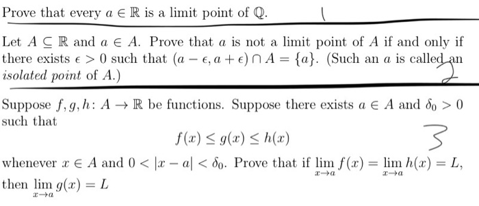 Solved Prove that every a E R is a limit point of Q Let AC R | Chegg.com Solved Prove that every a E R is a limit point of Q Let AC R | Chegg.com