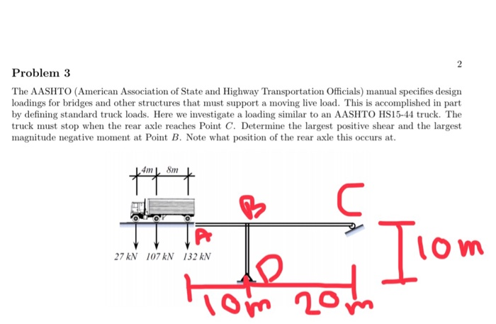 Solved Problem 3 The AASHTO (American Association of State | Chegg.com