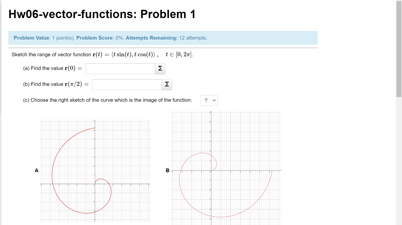 Solved tch the range of vector function | Chegg.com