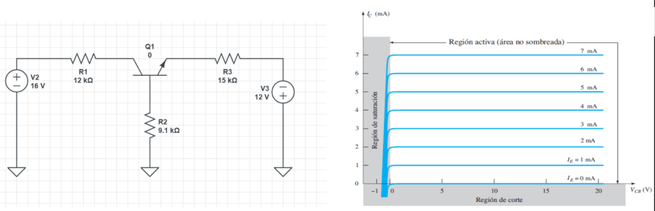 Solved Find the operating point of the following transistor: | Chegg.com