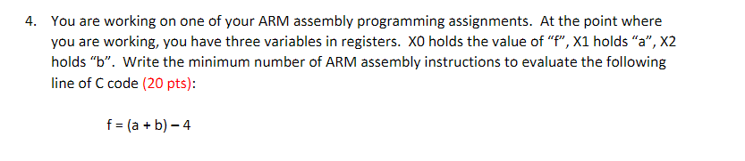 Solved You are working on one of your ARM assembly | Chegg.com