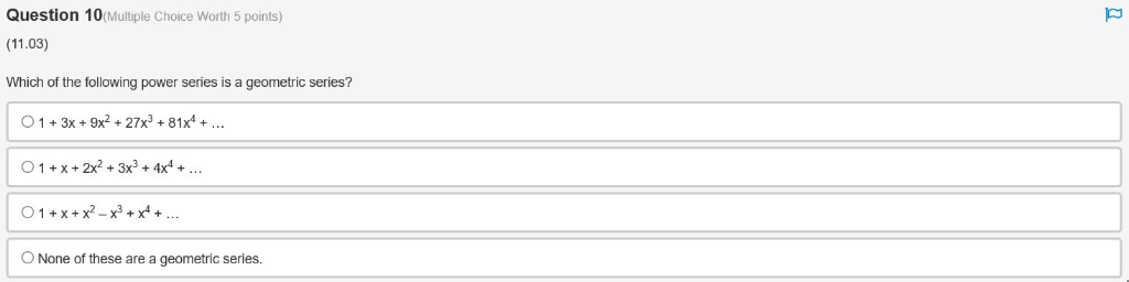 Solved Question 10(Multiple Choice Worth 5 points) (11.03) | Chegg.com
