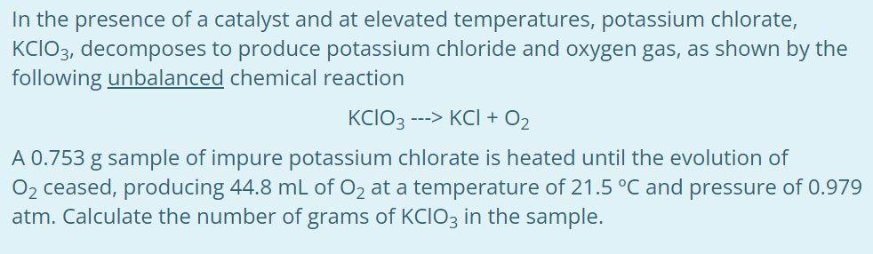 Solved In the presence of a catalyst and at elevated | Chegg.com