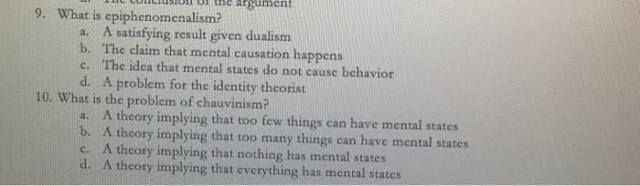 Solved Brie Gertler, "In Defense of Mind-Body Dualism" In | Chegg.com