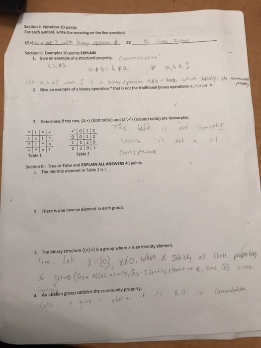 Solved Section Notation 10 Points For Each Symbol Write 2520