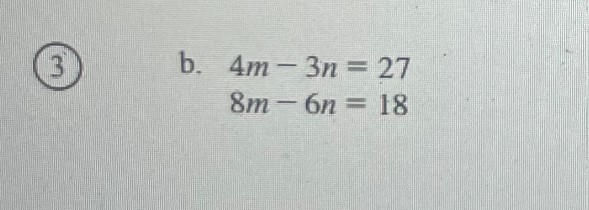Solved Solve the following systems of equations by | Chegg.com
