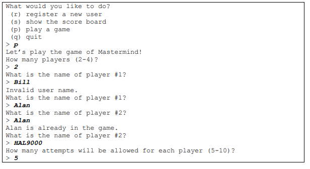 Solved Creating the following output using multiple classes | Chegg.com