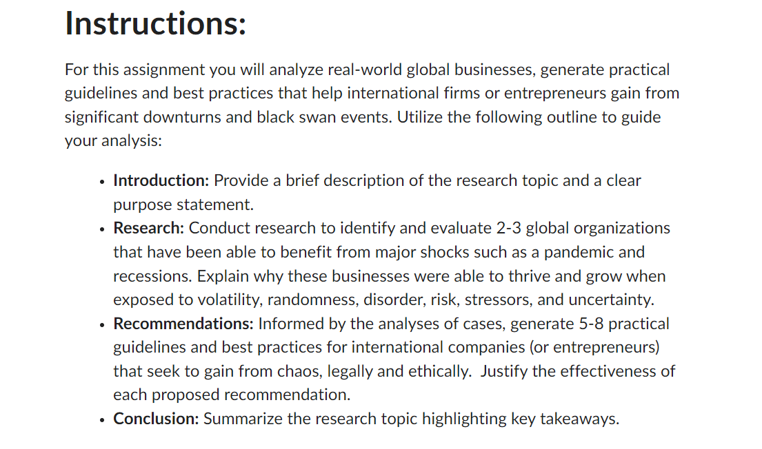 Solved For this assignment you will analyze real-world | Chegg.com