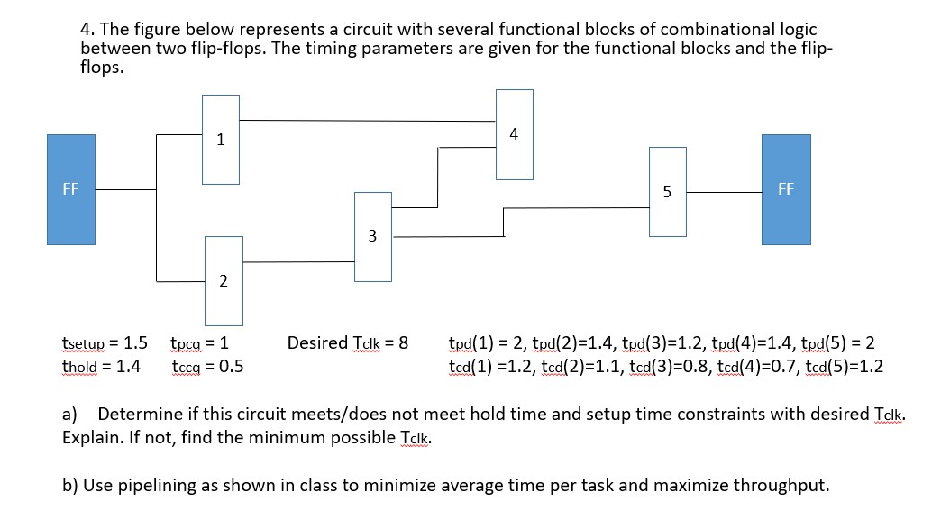 4. The figure below represents a circuit with several | Chegg.com
