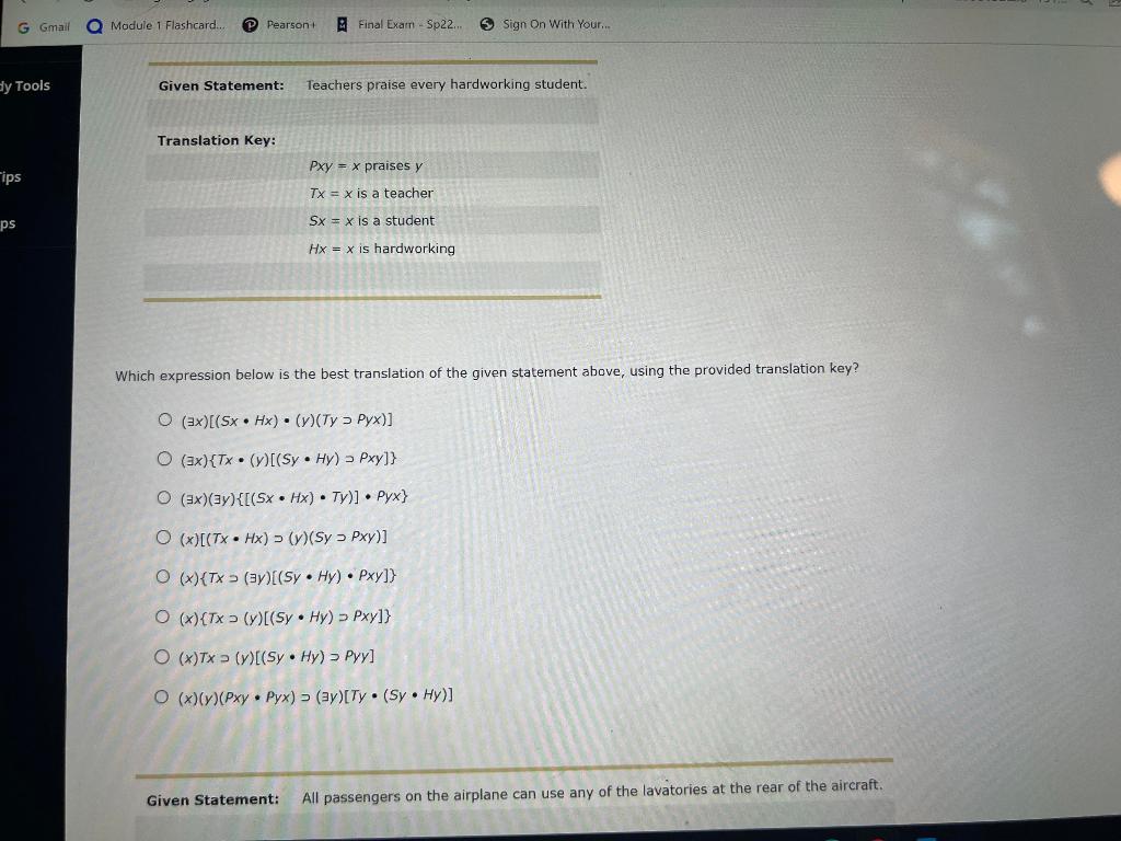 Solved The following exercises provide practice translating | Chegg.com