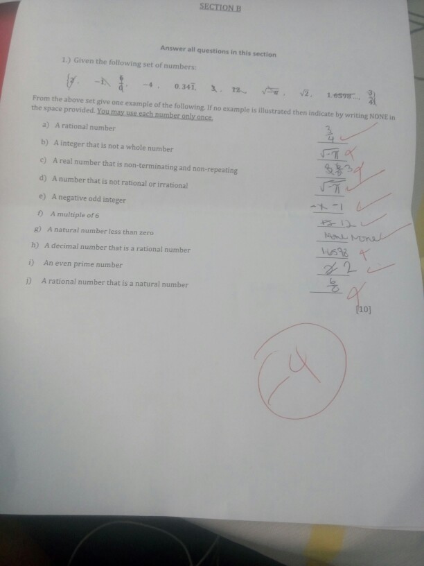 Solved SECTION B Answer all questions in this section 1.) | Chegg.com