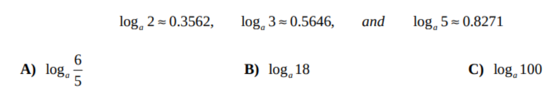 Solved Use the following information, to approximate the | Chegg.com