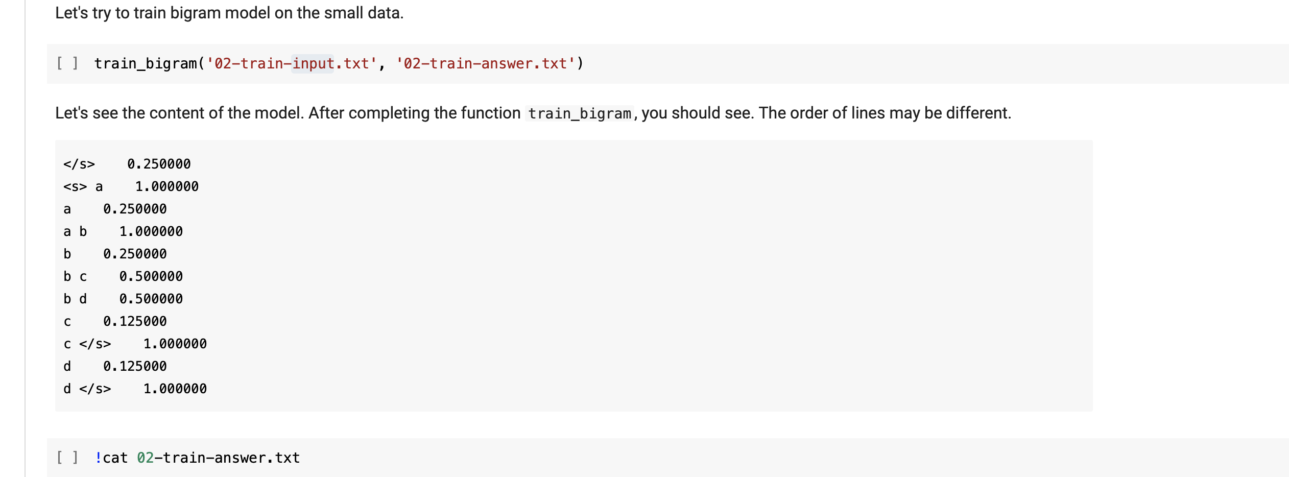 Help Me Bigram Nlp Write Code To Count Bigrams