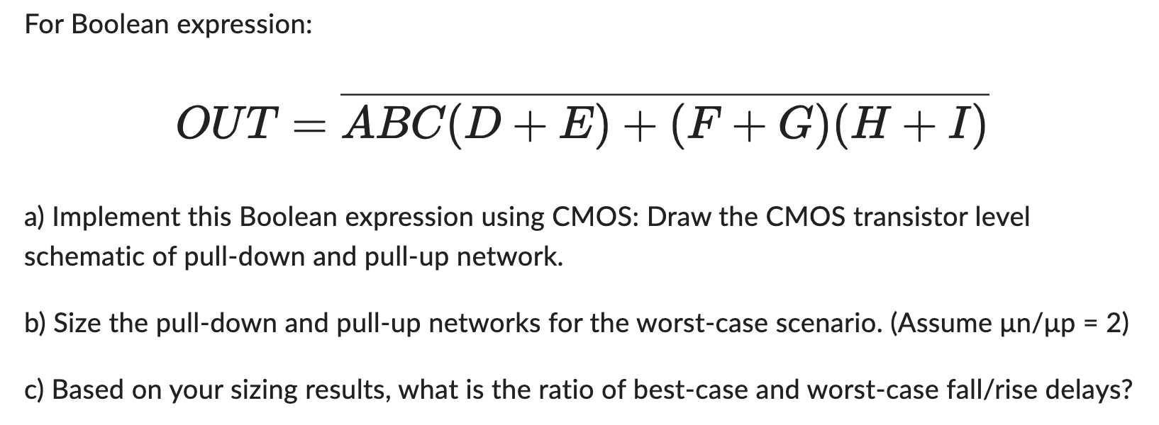 Solved For Boolean | Chegg.com