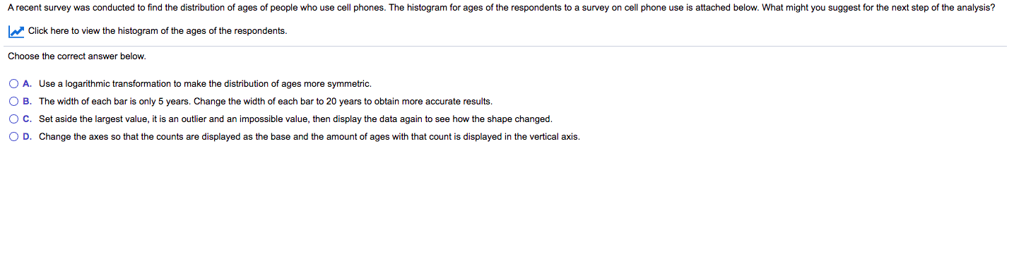 A recent survey was conducted to find the | Chegg.com
