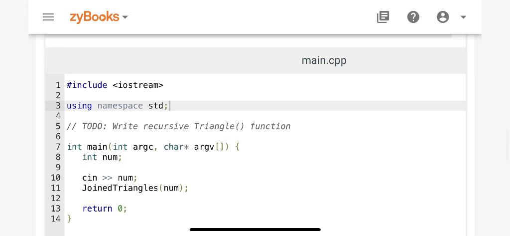 Solved LAB: Right Triangle Write a recursive function called | Chegg.com