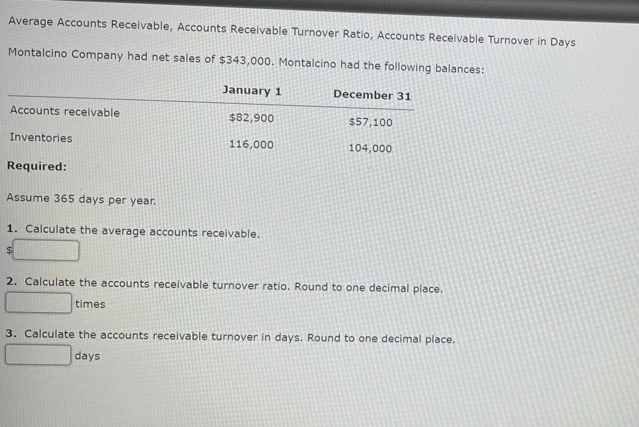 Solved Average Accounts Receivable, Accounts Receivable | Chegg.com Solved Average Accounts Receivable, Accounts Receivable | Chegg.com