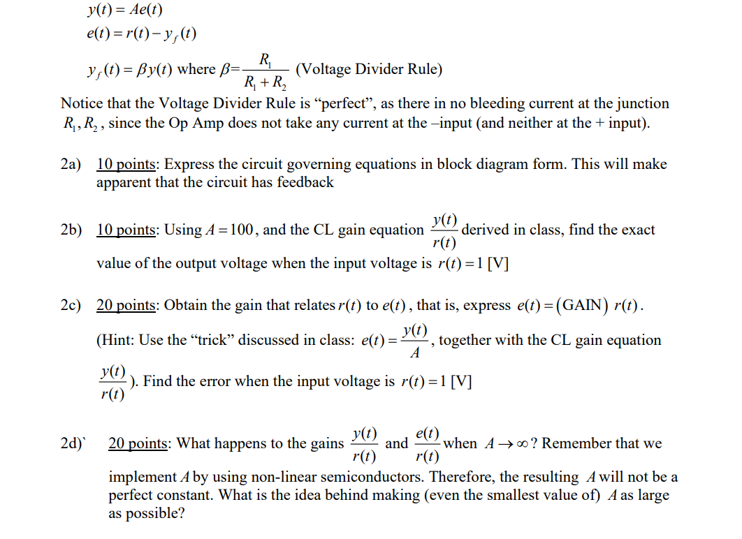 Solved PROBLEM 2 Consider the non-inverting amplifier of | Chegg.com