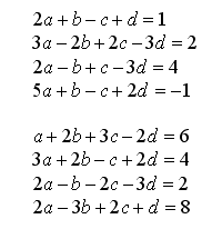 Solved Solve the following system of linear | Chegg.com