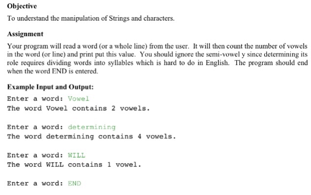 Solved Objective To understand the manipulation of Strings | Chegg.com