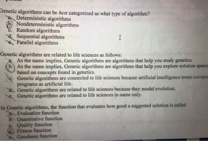 Solved Genetic Algorithms Can Be Best Categorized As What