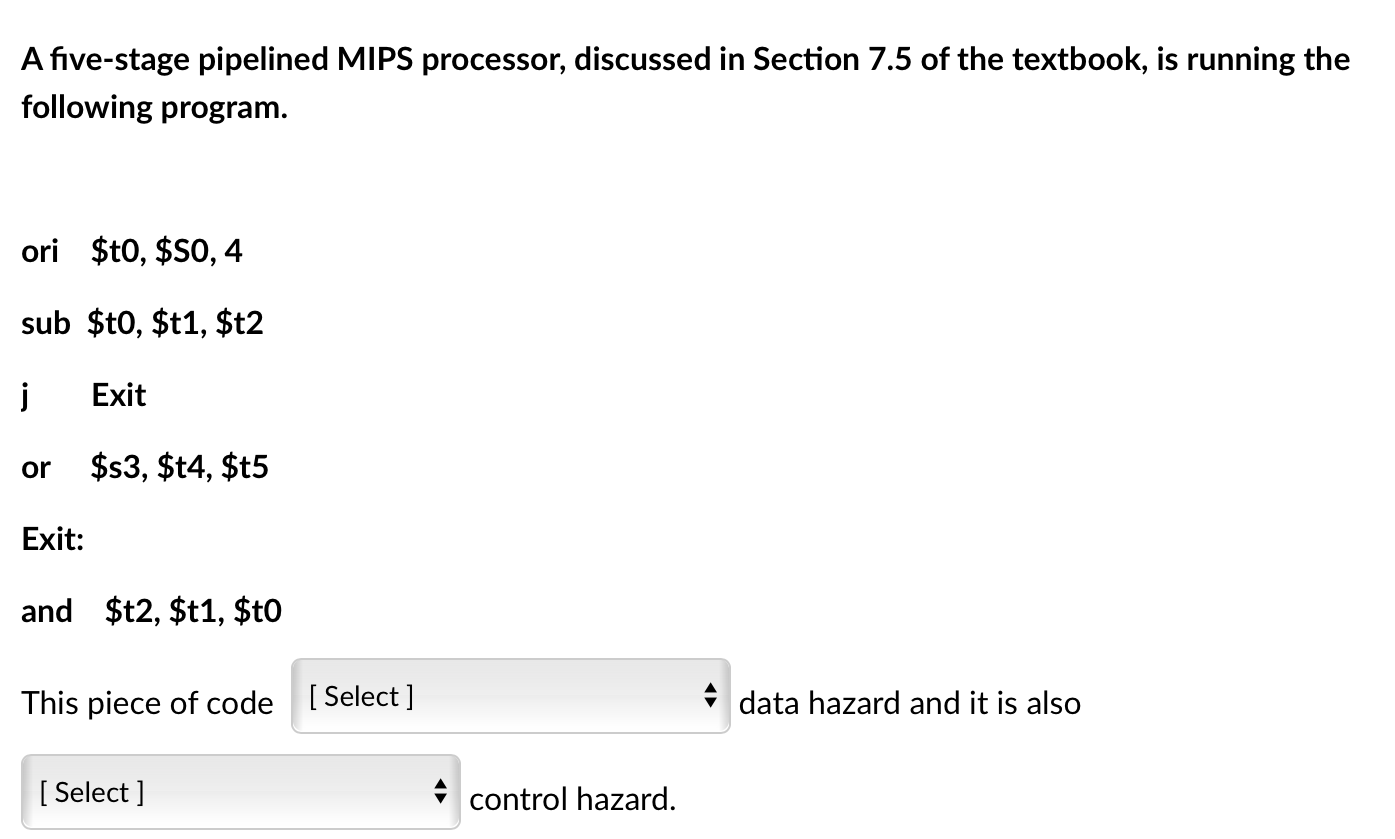 Solved Single-cycle MIPS processor requires ------- Ideal | Chegg.com