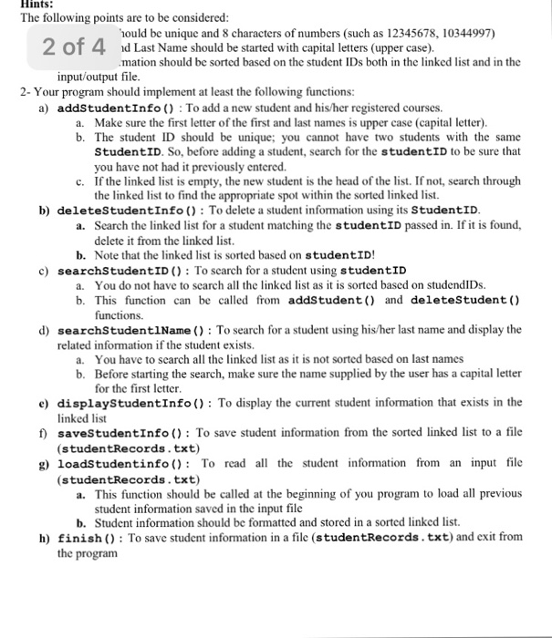 Solved courses to learm the concepts of structures, pointers | Chegg.com