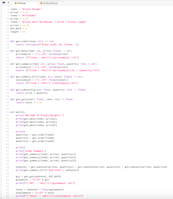 I need some assistance with my code in python (i'm | Chegg.com
