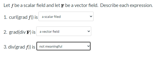 Solved Let F Be A Scalar Field And Let F Be A Vector Field