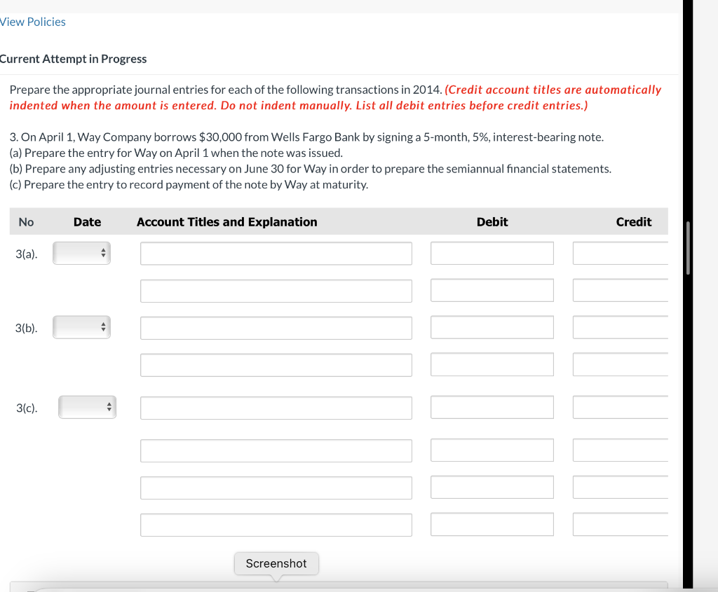 Solved Prepare the appropriate journal entries for each of | Chegg.com