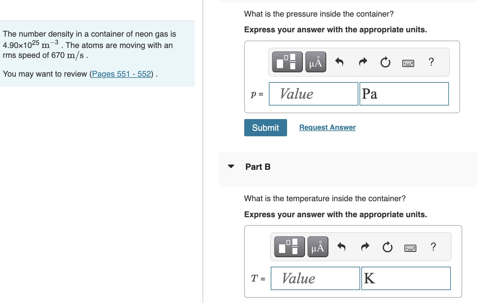Solved What is the pressure inside the container? The number | Chegg.com