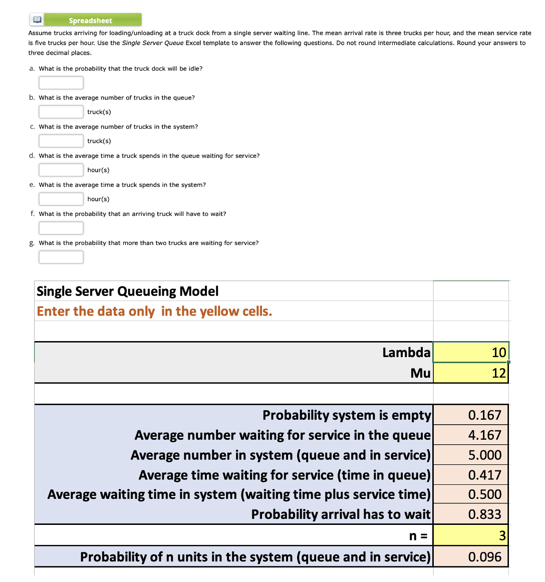 Solved Can you help me solve this problem?Assume trucks | Chegg.com