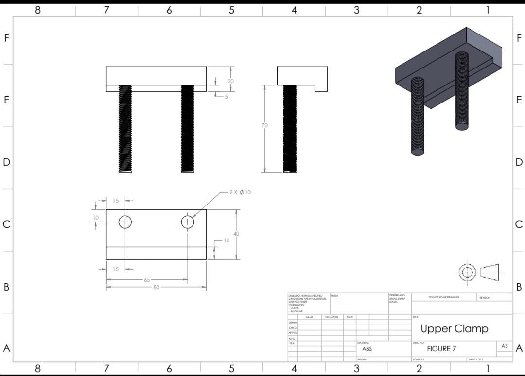Solved 2. Draw an assembly drawing of the phone holder as | Chegg.com