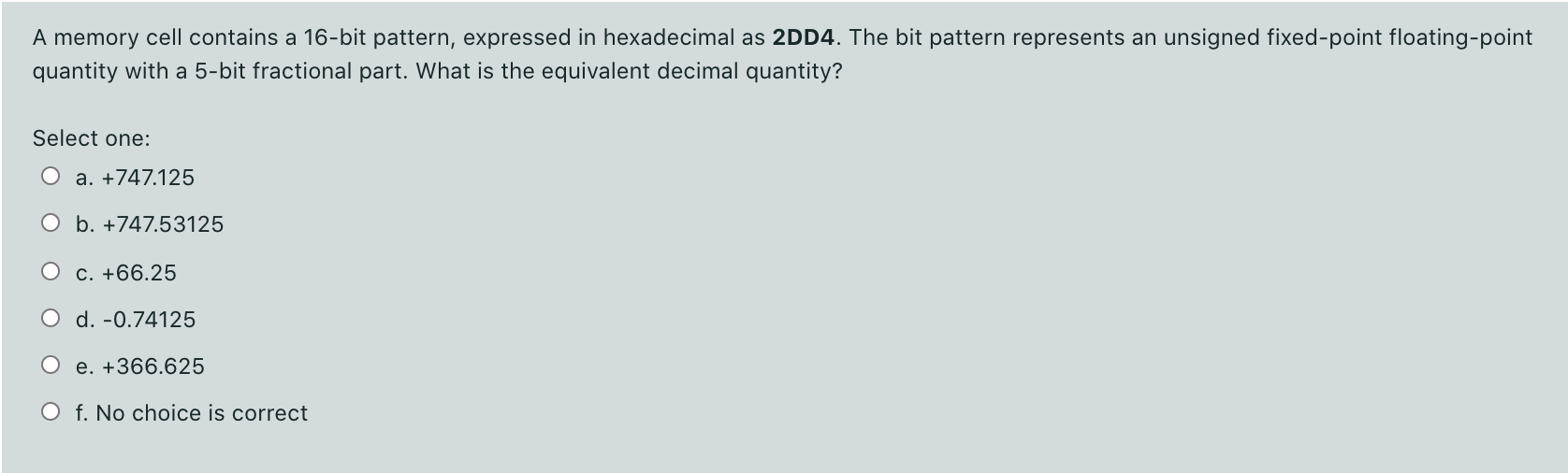 Solved A memory cell contains a 16-bit pattern, expressed in | Chegg.com