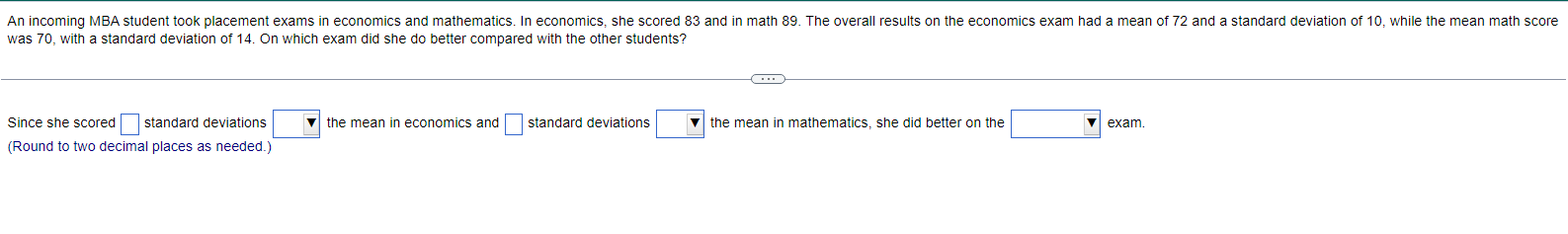 Solved was 70 , with a standard deviation of 14 . On which | Chegg.com