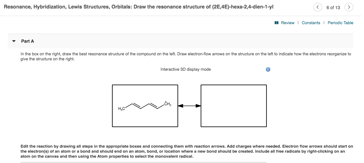 Solved Resonance, Hybridization, Lewis Structures, Orbitals: | Chegg.com