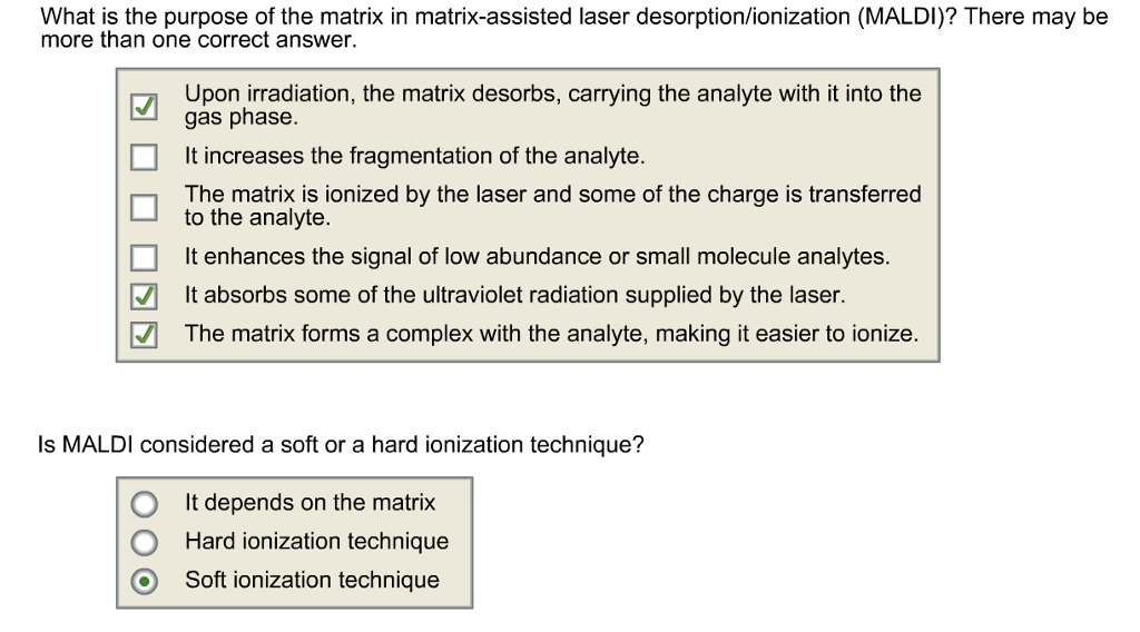 Solved What is the purpose of the matrix in matrix-assisted | Chegg.com