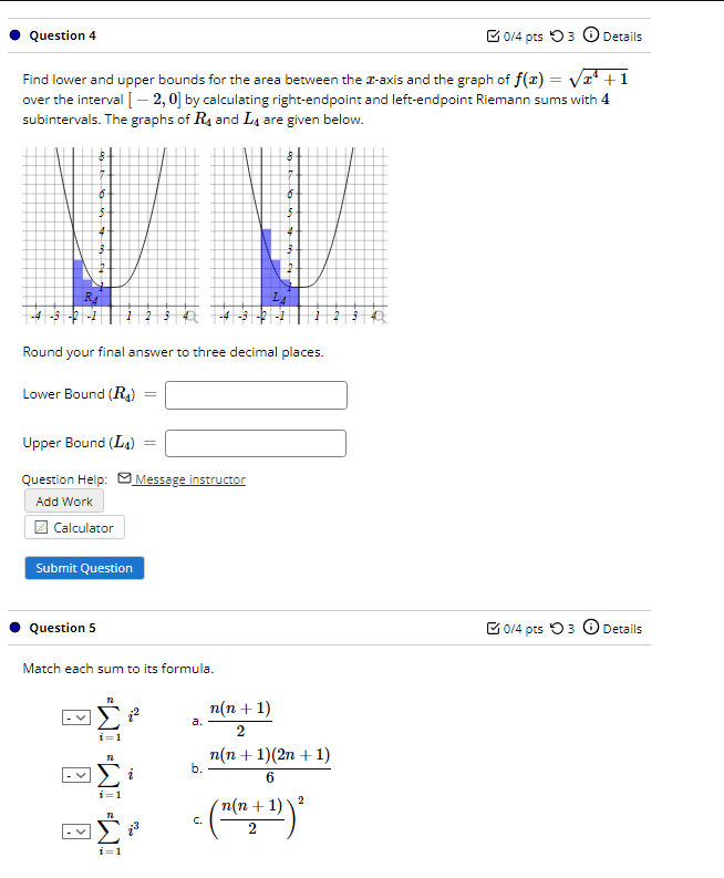 Solved Find lower and upper bounds for the area between the | Chegg.com