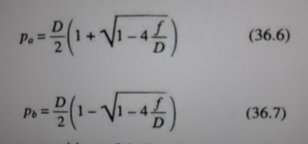 Solved 1 Substitute q-D-p in Equation 1/p +1/q-1/f and show | Chegg.com