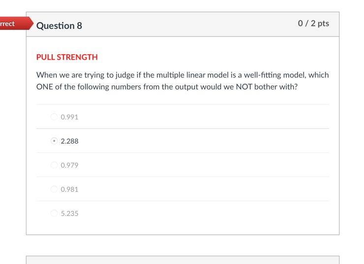 Solved MULTIPLE REGRESSION EXCEL OUTPUT (PULL STRENGTH) | Chegg.com