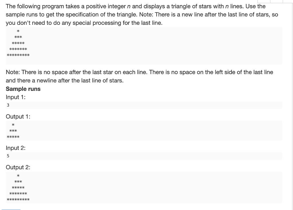 Solved The following program takes a positive integer n and | Chegg.com