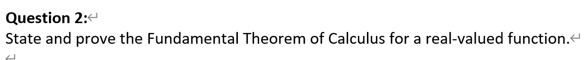Solved Question 2: State and prove the Fundamental Theorem | Chegg.com