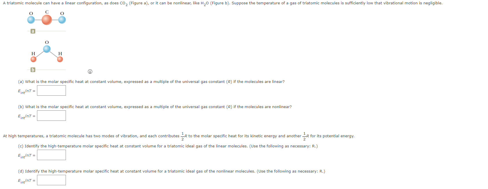 A Triatomic Molecule Can Have A Linear Configuration