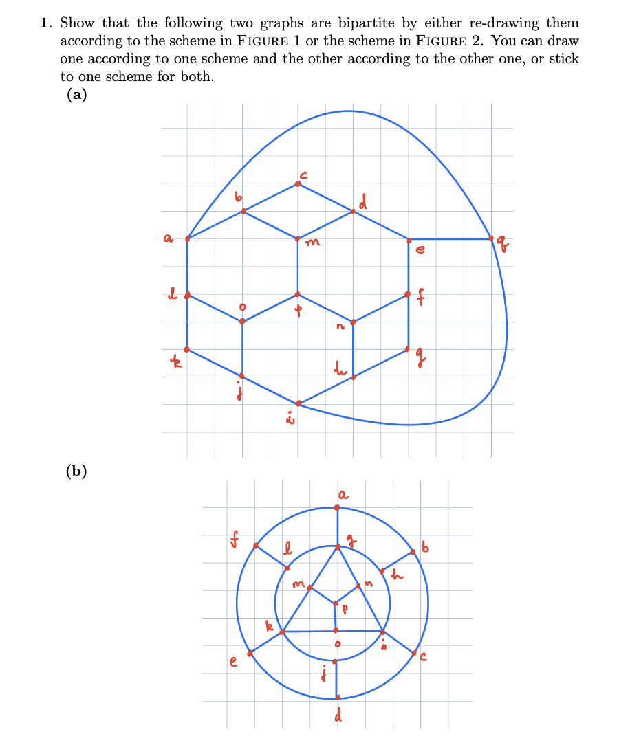 Solved 2. Let G=(V,E) be a bipartite graph with V1 and V2 | Chegg.com