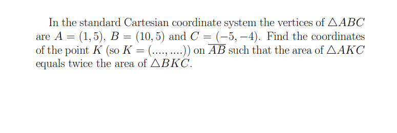 Solved In the standard Cartesian coordinate system the | Chegg.com