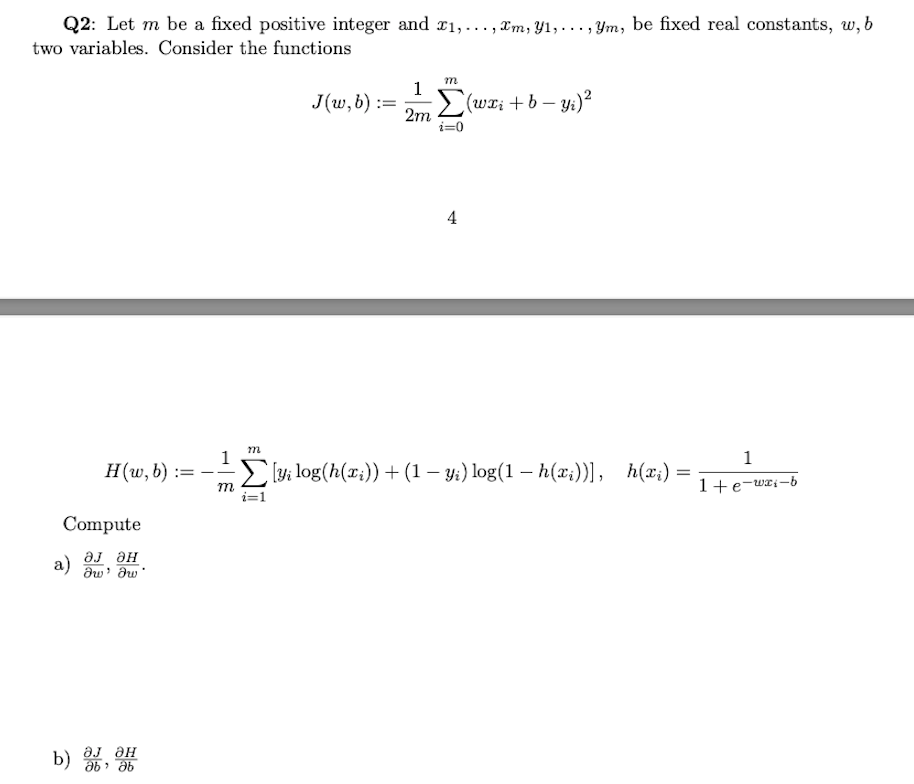 Solved Q2: Let m be a fixed positive integer and | Chegg.com