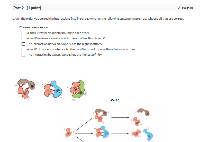 Solved Part 2 (1 point) See Hint Given the order you sorted | Chegg.com